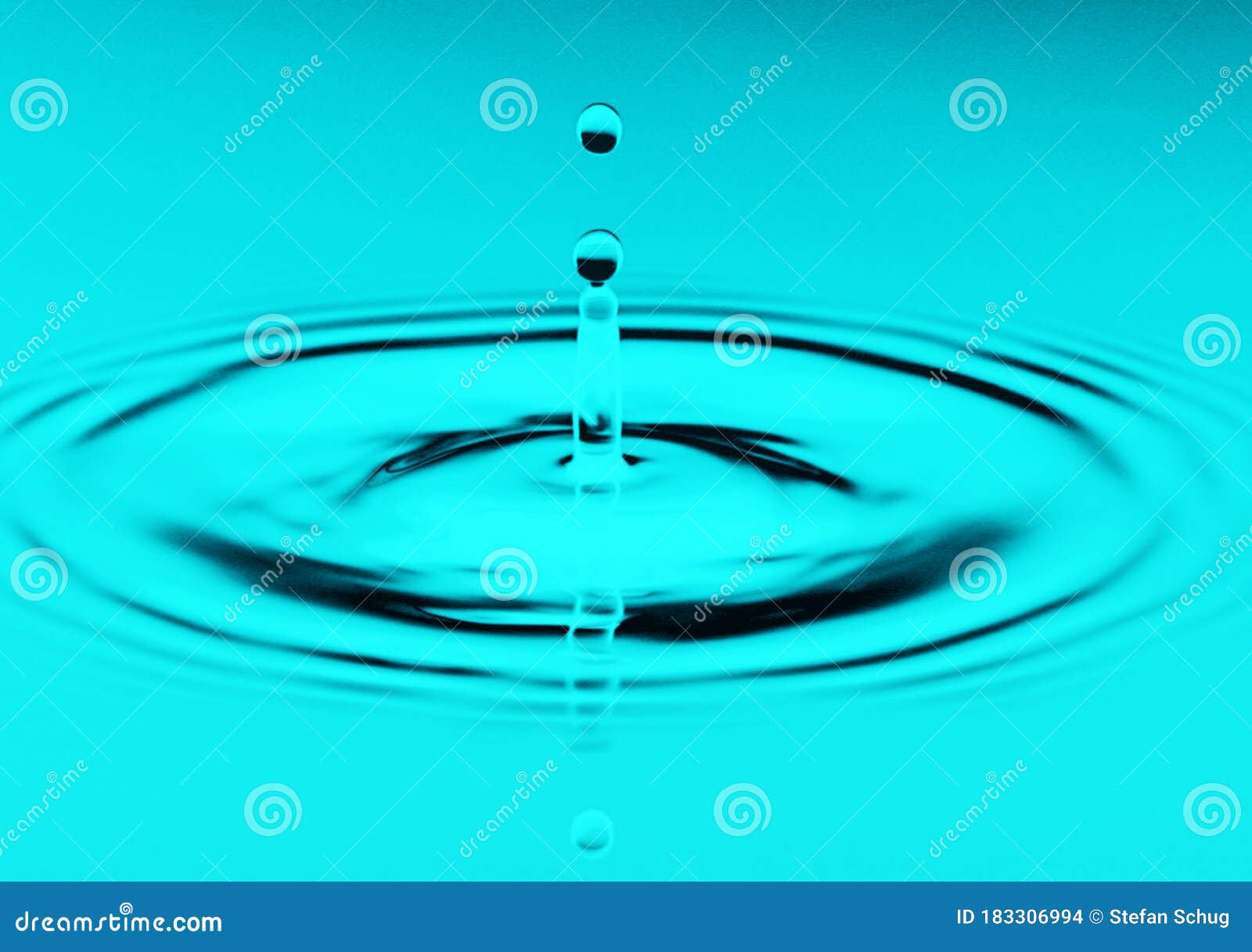 Water Drop with Ripples stock photo. Image of viscosity - 183306994