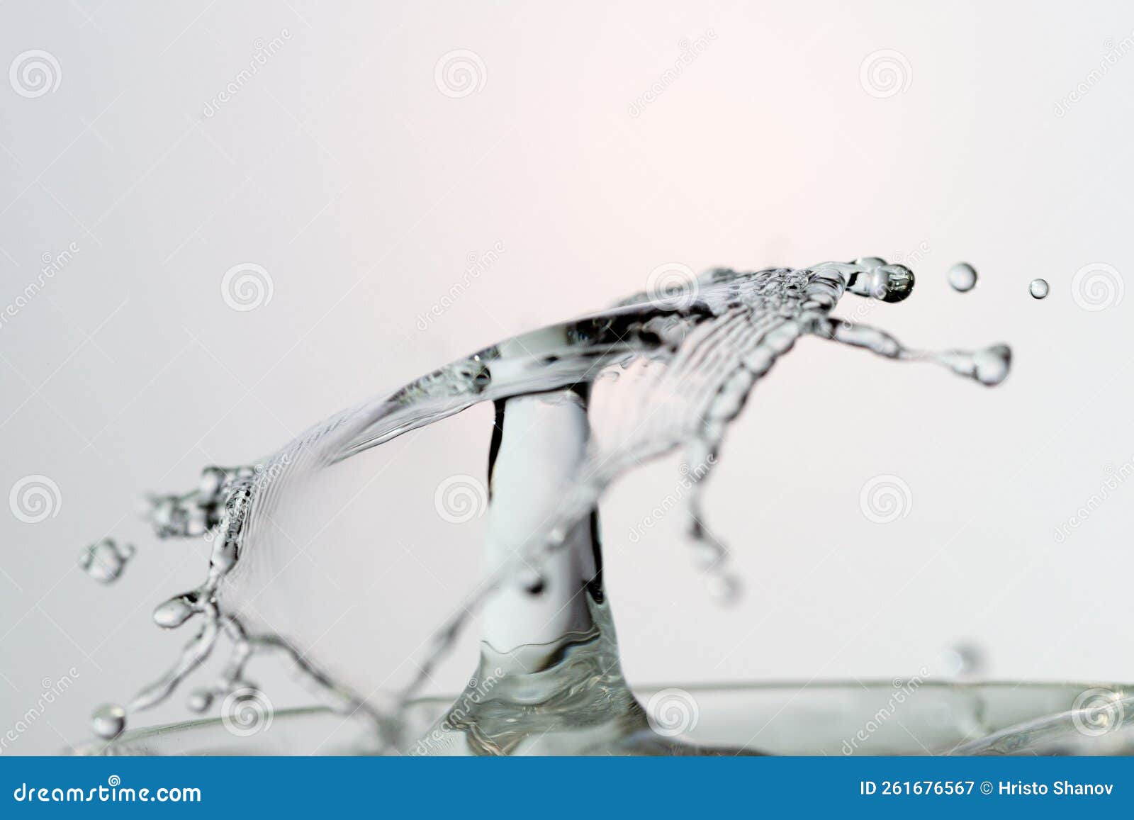 Water Drop Splash with Ripples on Water Surface Stock Image - Image of ...