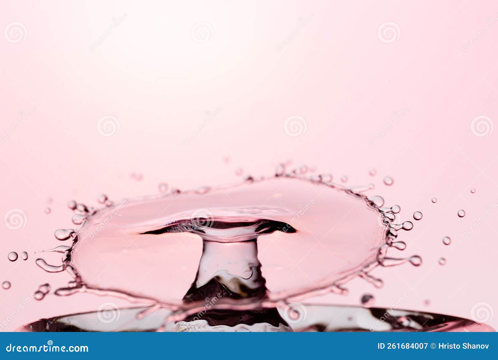 Water Drop Splash with Ripples on Water Surface Stock Image - Image of ...