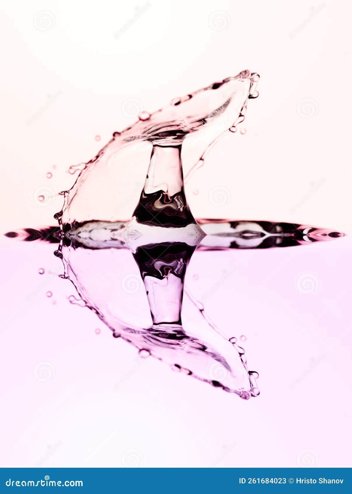 Water Drop Splash with Ripples on Water Surface Stock Image - Image of ...