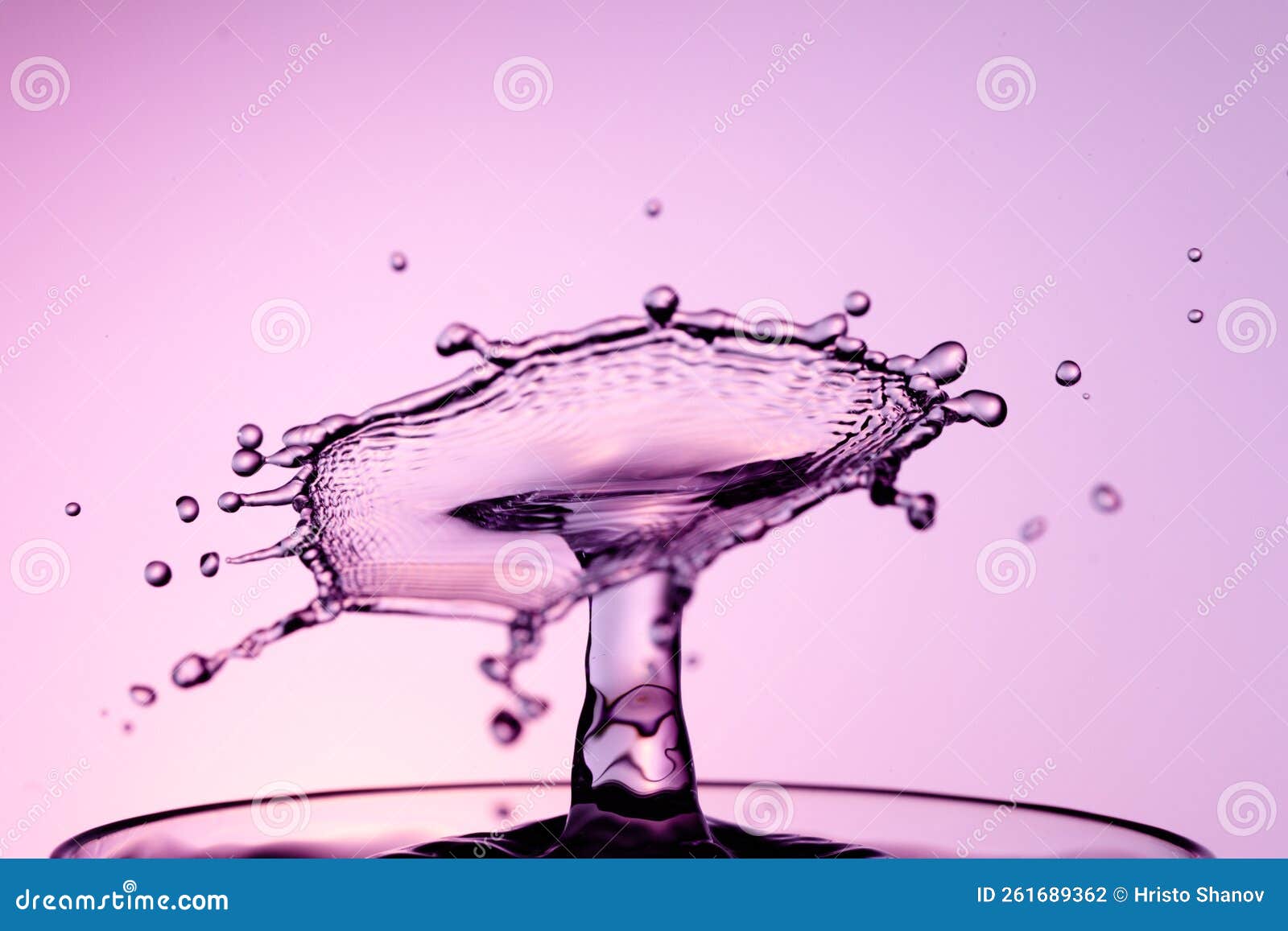 Water Drop Splash with Ripples on Water Surface Stock Photo - Image of ...