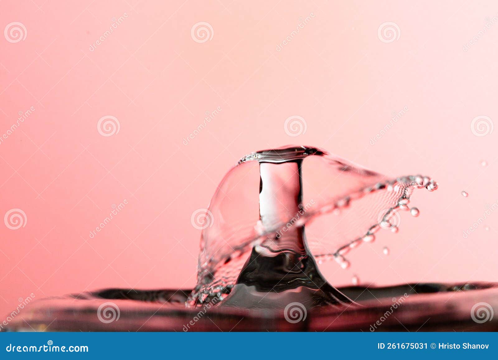 Water Drop Splash with Ripples on Water Surface Stock Image - Image of ...