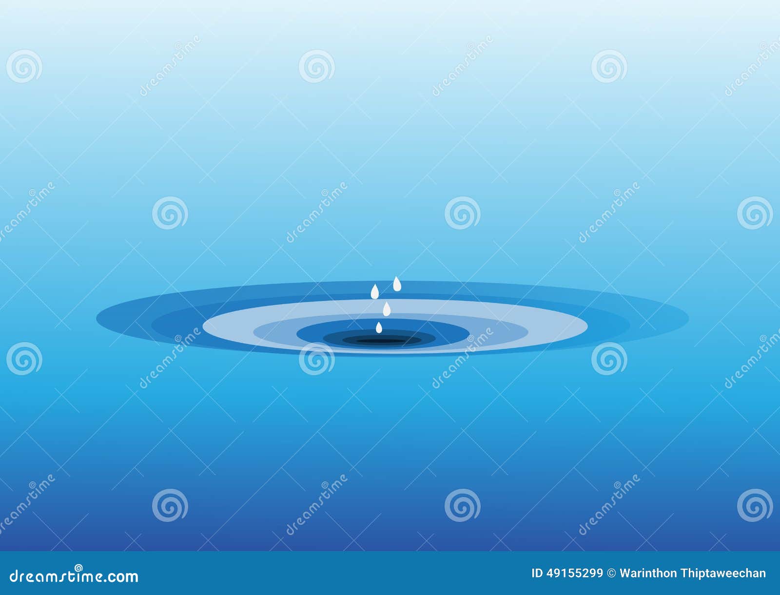 Water drop stock vector. Illustration of graphic, clean - 49155299