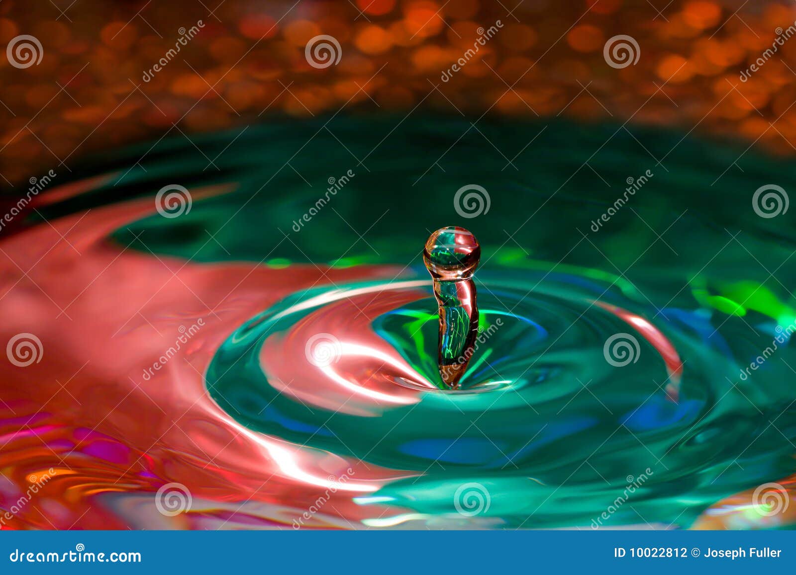 Water Drop Sculpture stock photo. Image of spots, macro - 10022812