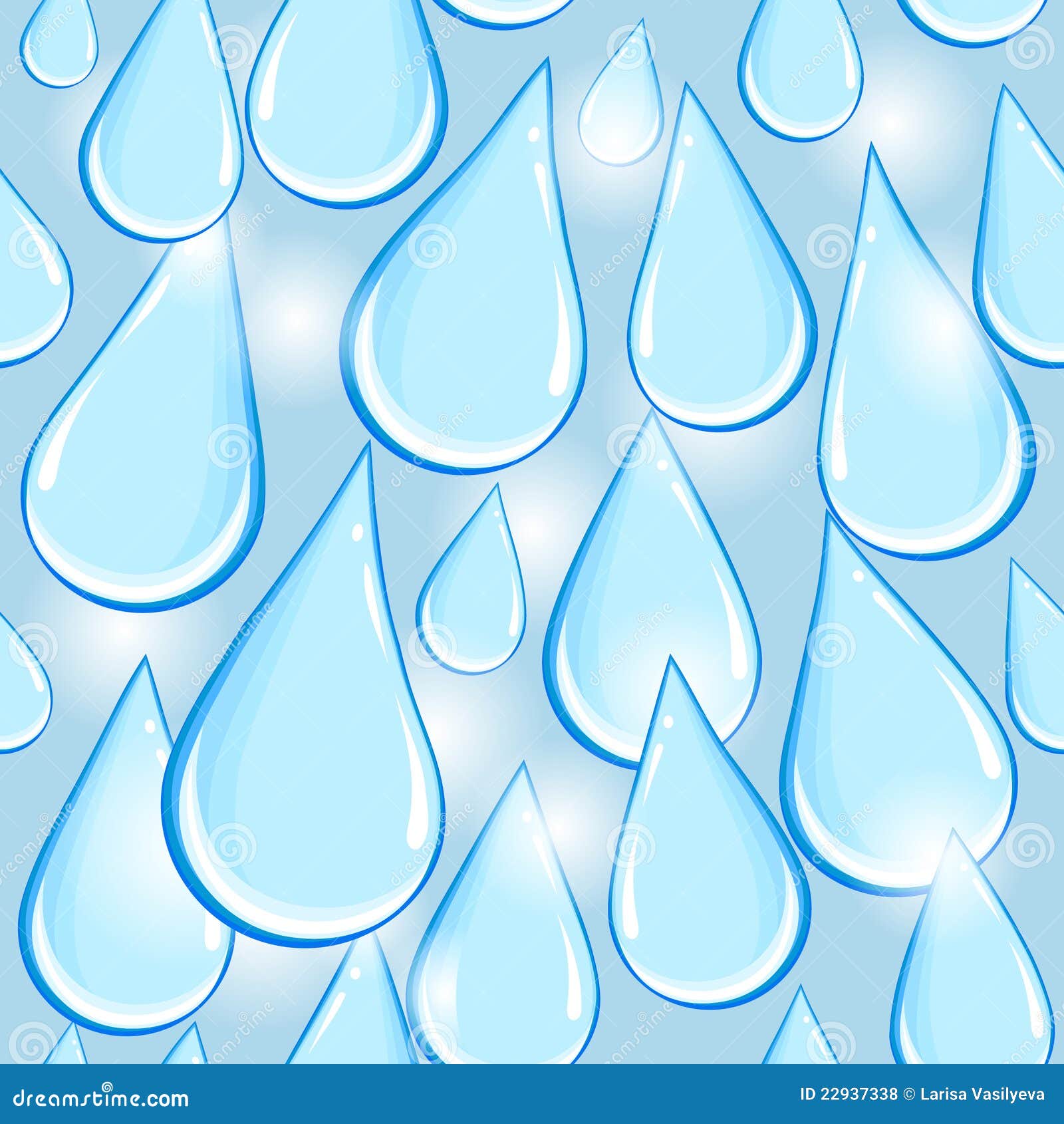 Water Drop - Seamless Pattern Stock Vector - Illustration of abstract ...