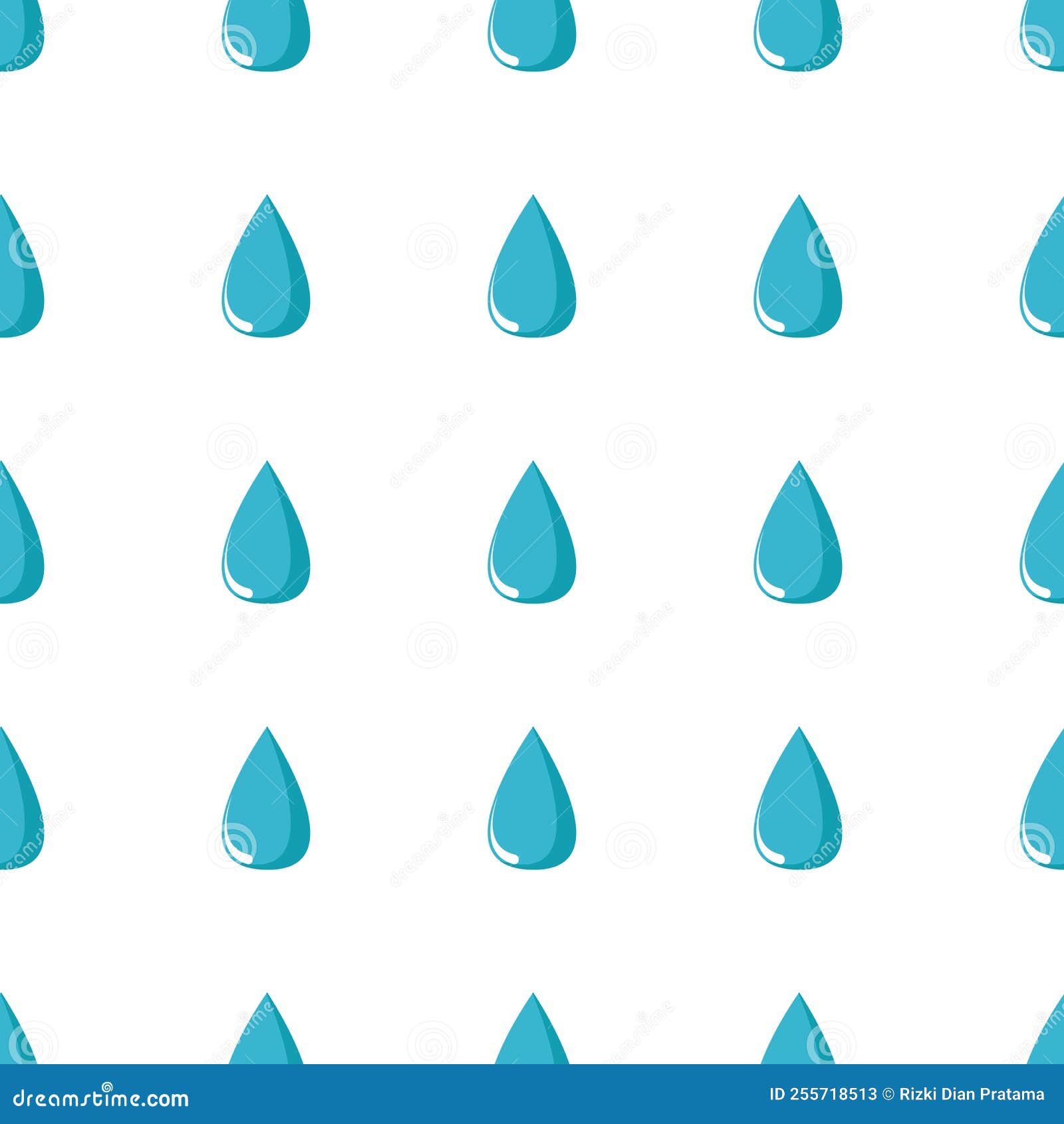 Water Drop Seamless Pattern on White Background Stock Vector ... Water Drop Seamless Pattern on White Background Stock Vector ...