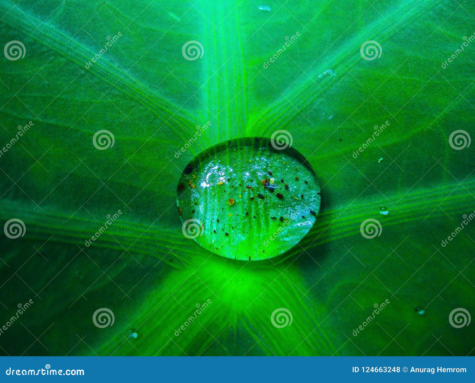 Water Drop Seeming Like Containing Universe Stock Photo - Image of ...