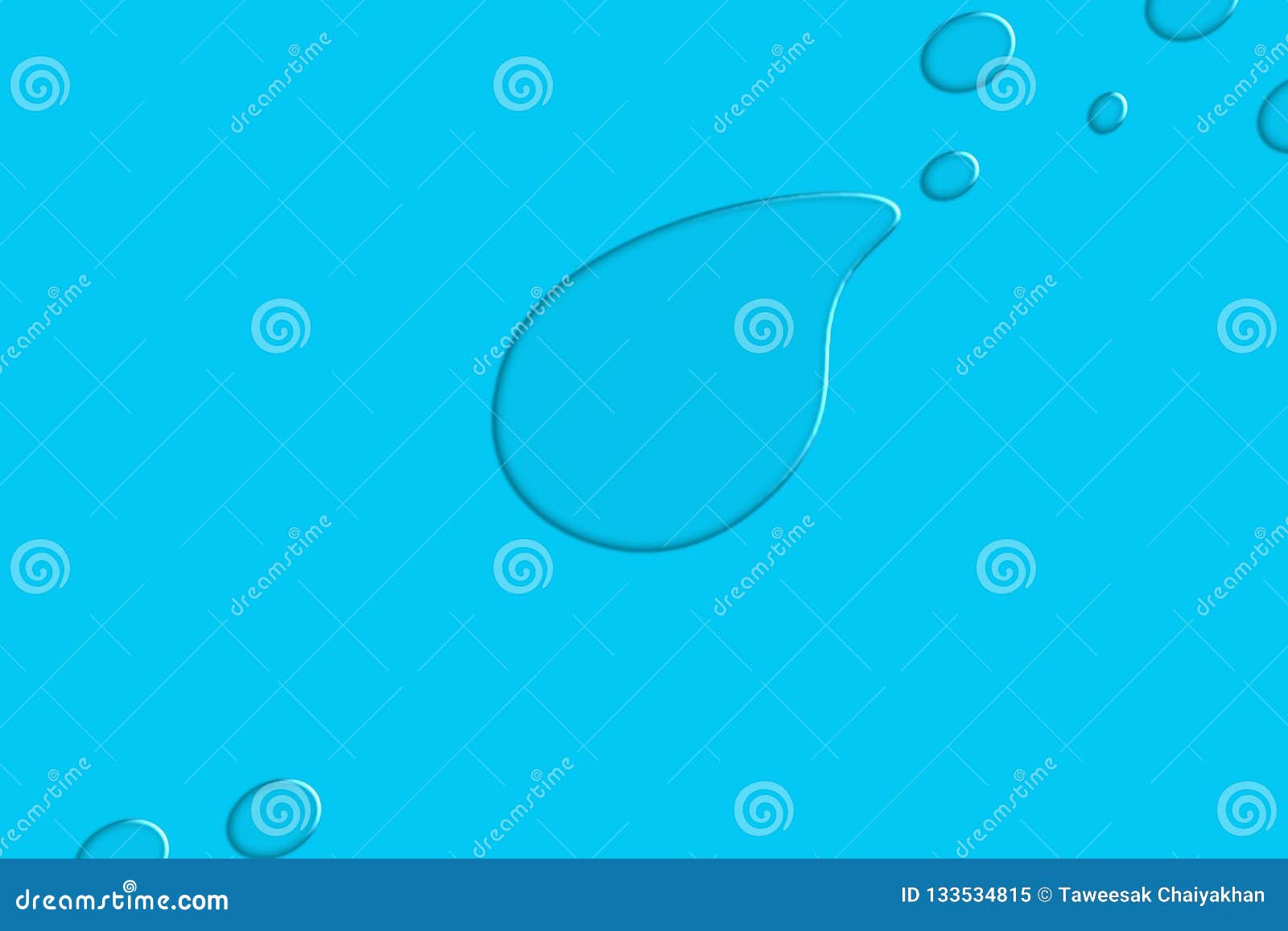 Water Drop Shape on Blue Background Abstract, Drop Pattern Stock ...
