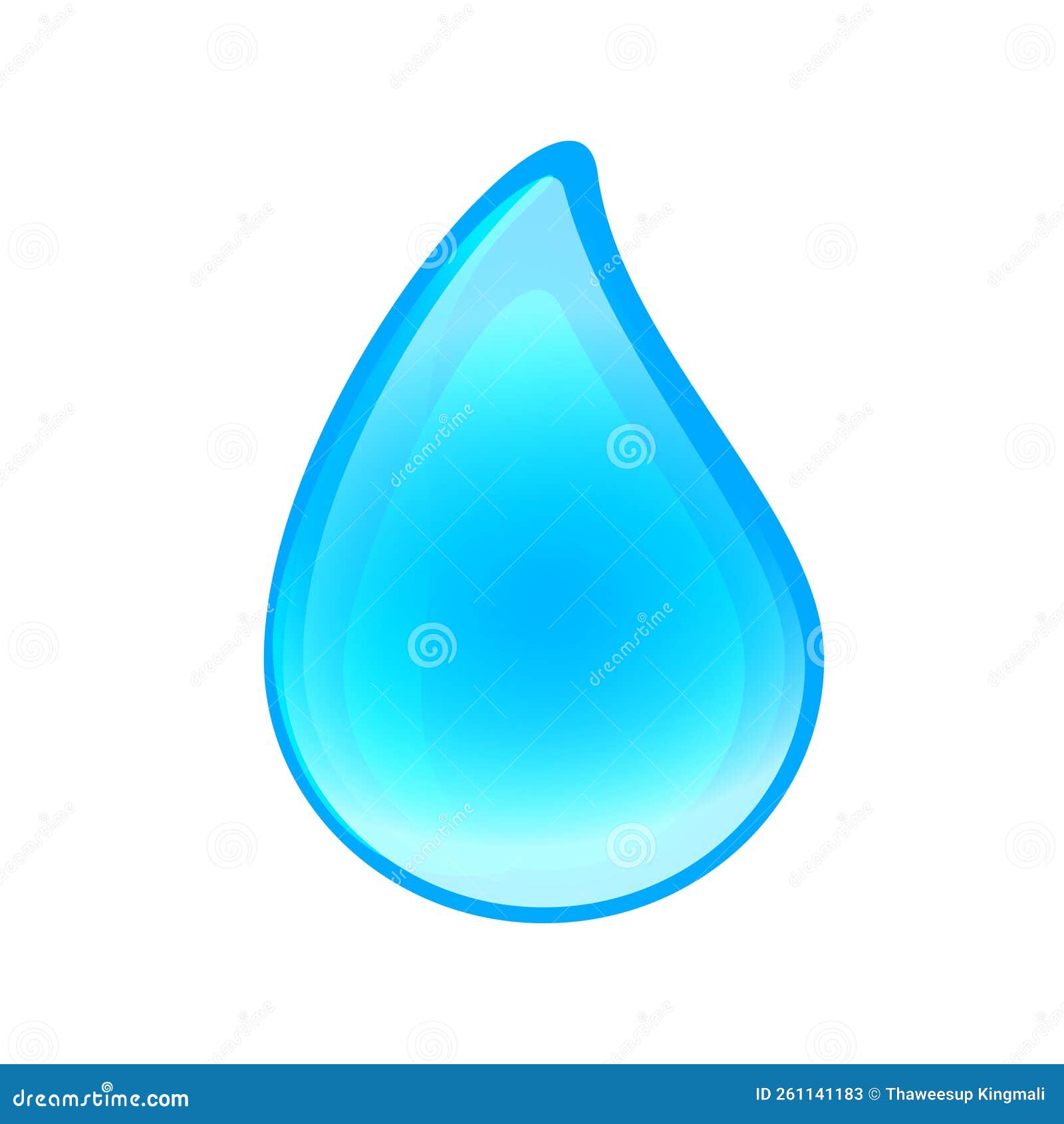 Water Drop Shape, Droplet Icon, Water Symbol Stock Vector ...