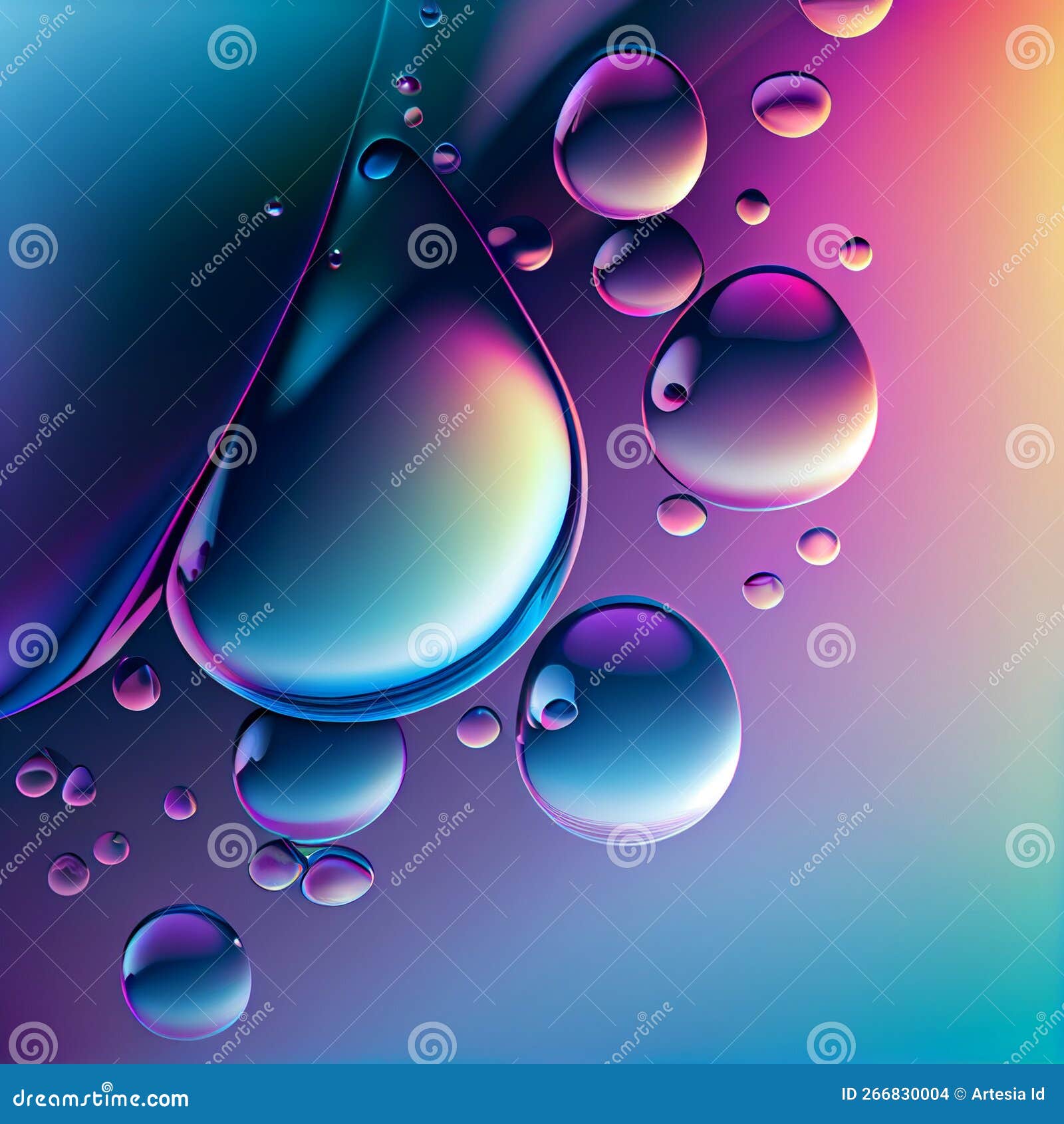 Water Drop Soft Color Abstract Wallpaper Stock Illustration ...
