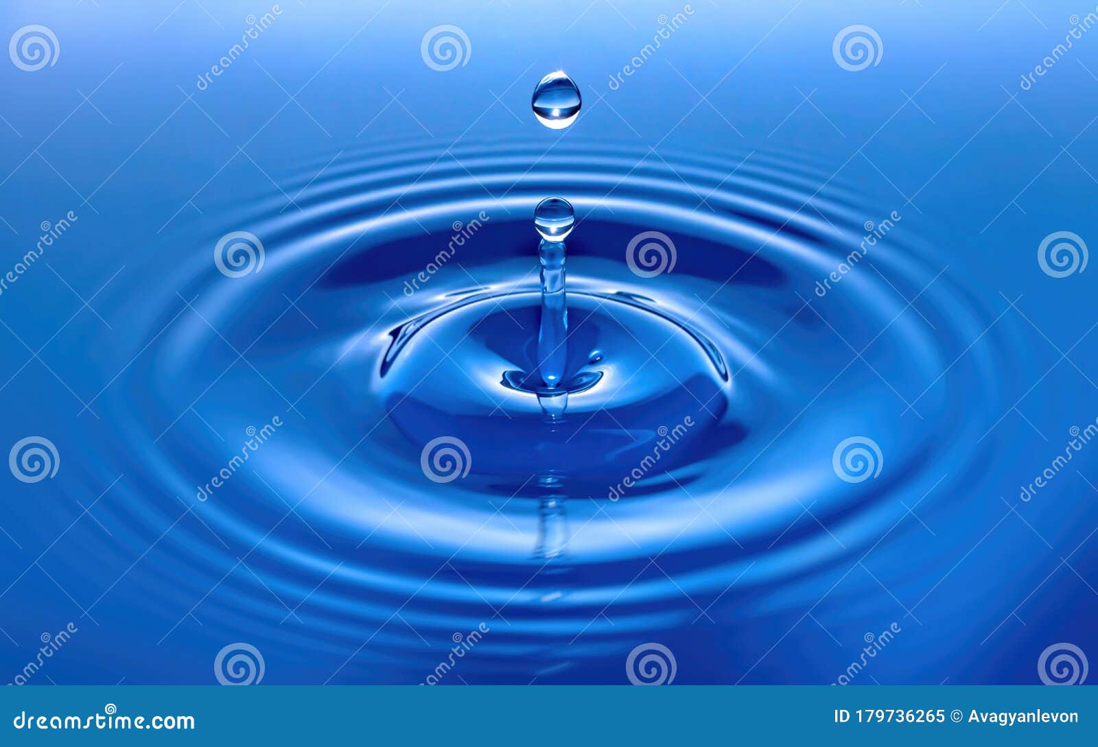 Water Drop Splash stock image. Image of clean, ripple - 179736265