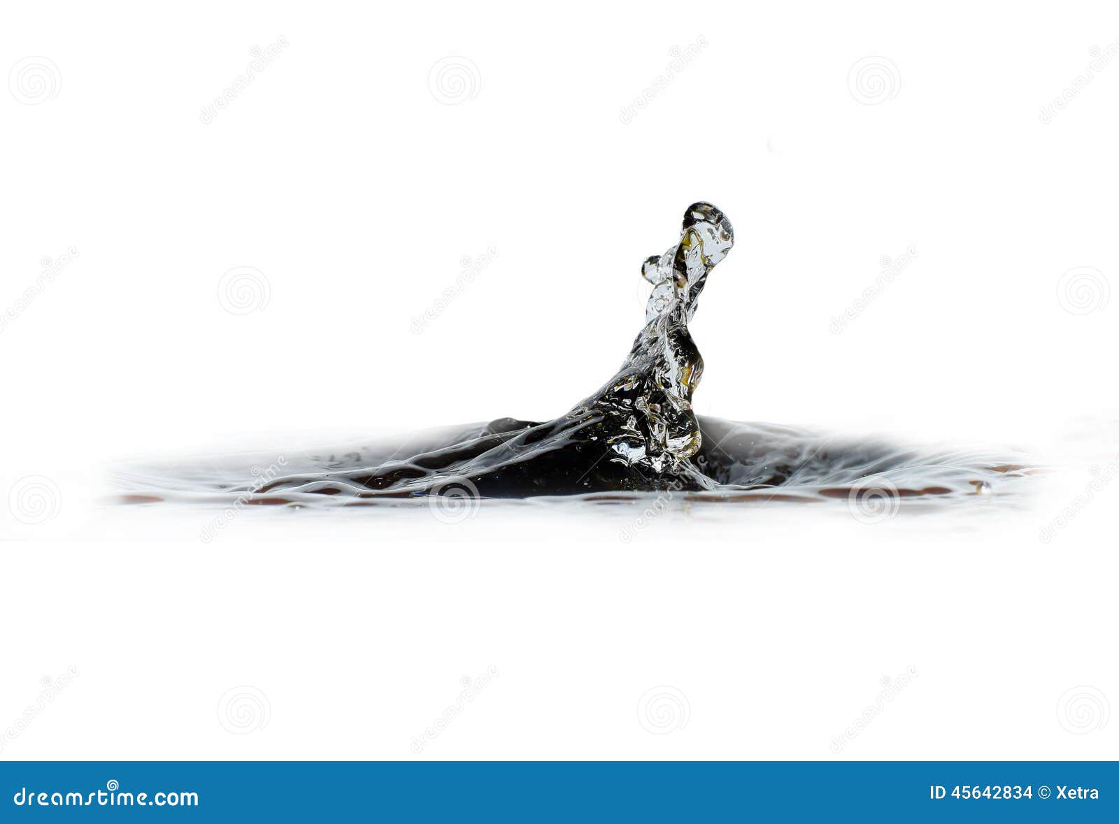 Water drop and splash stock photo. Image of droplet, color - 45642834