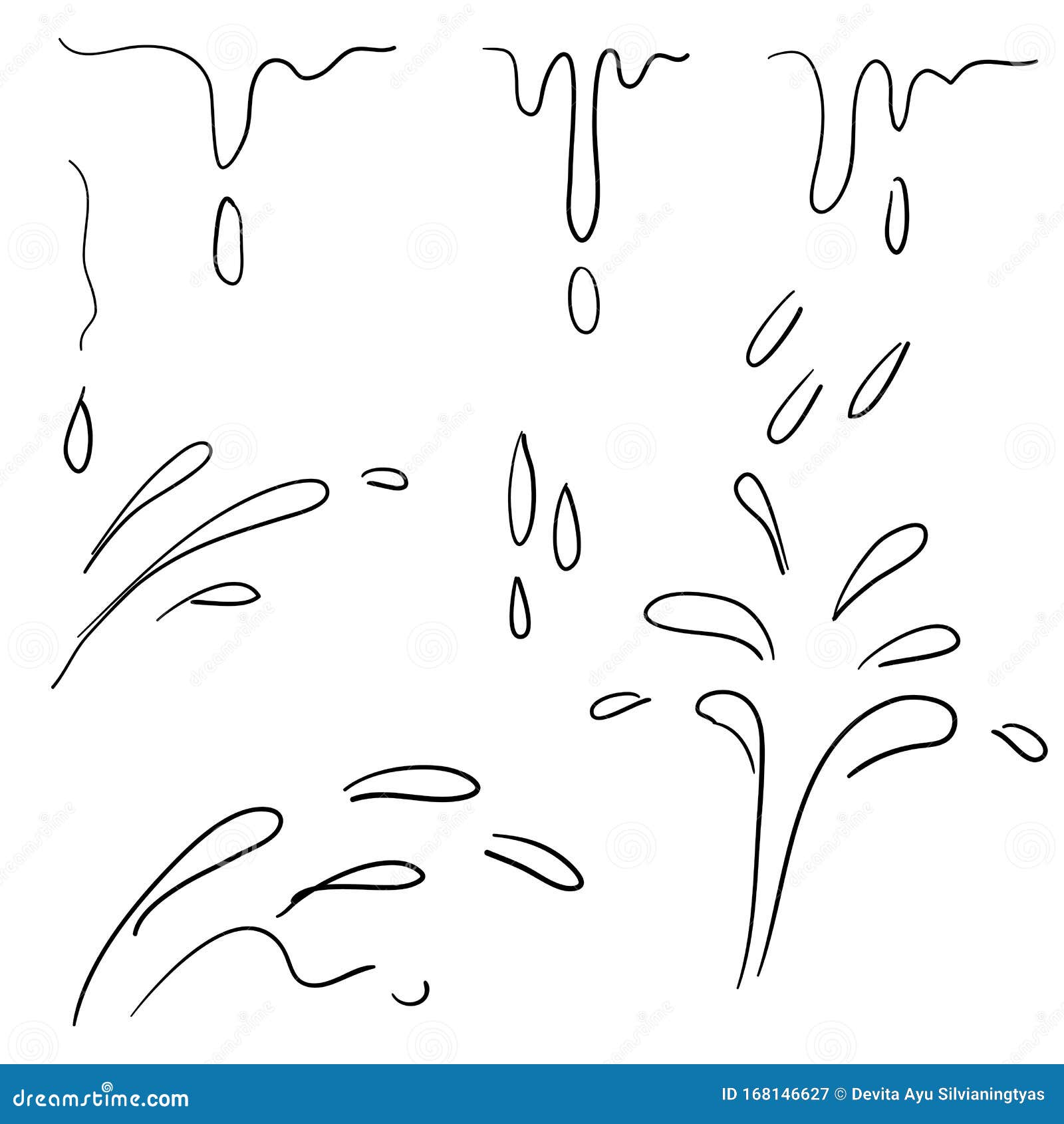 Water Drop Splash Burst Icon Illustration Vector Stock Vector ...