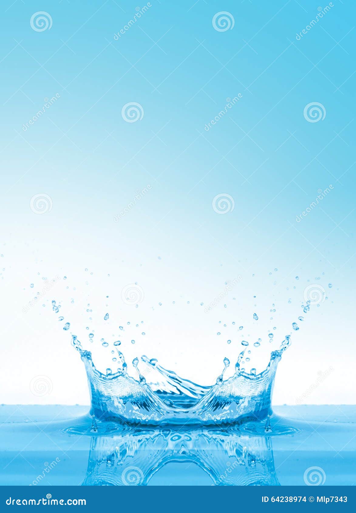 Water drop and splash stock photo. Image of clear, splash - 64238974
