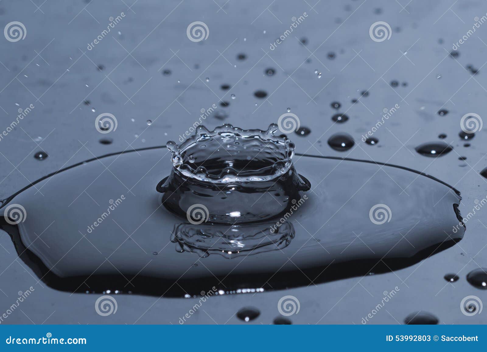 Water drop splash stock image. Image of crown, falling - 53992803