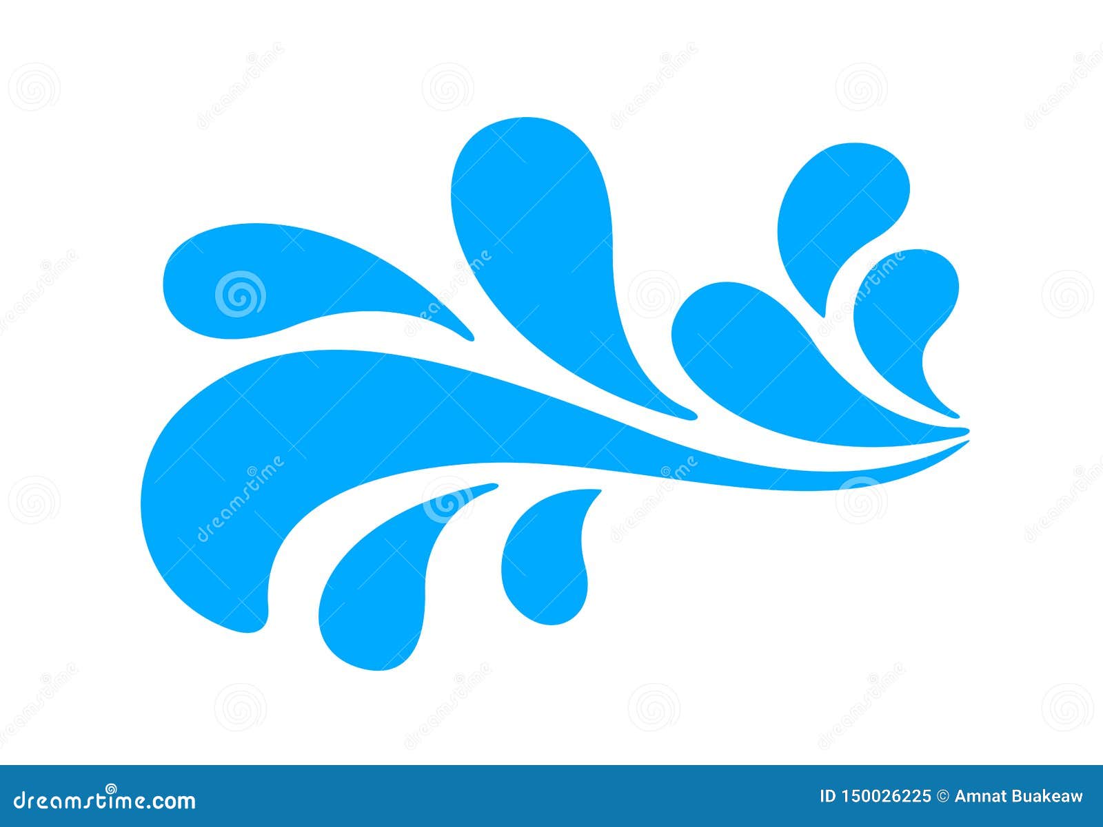 Water Drop Splash Icon