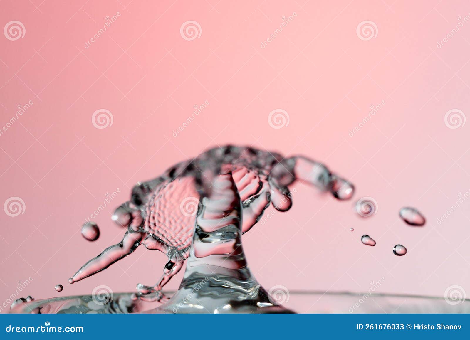 Water Drop Splash with Ripples on Water Surface Stock Image - Image of ...
