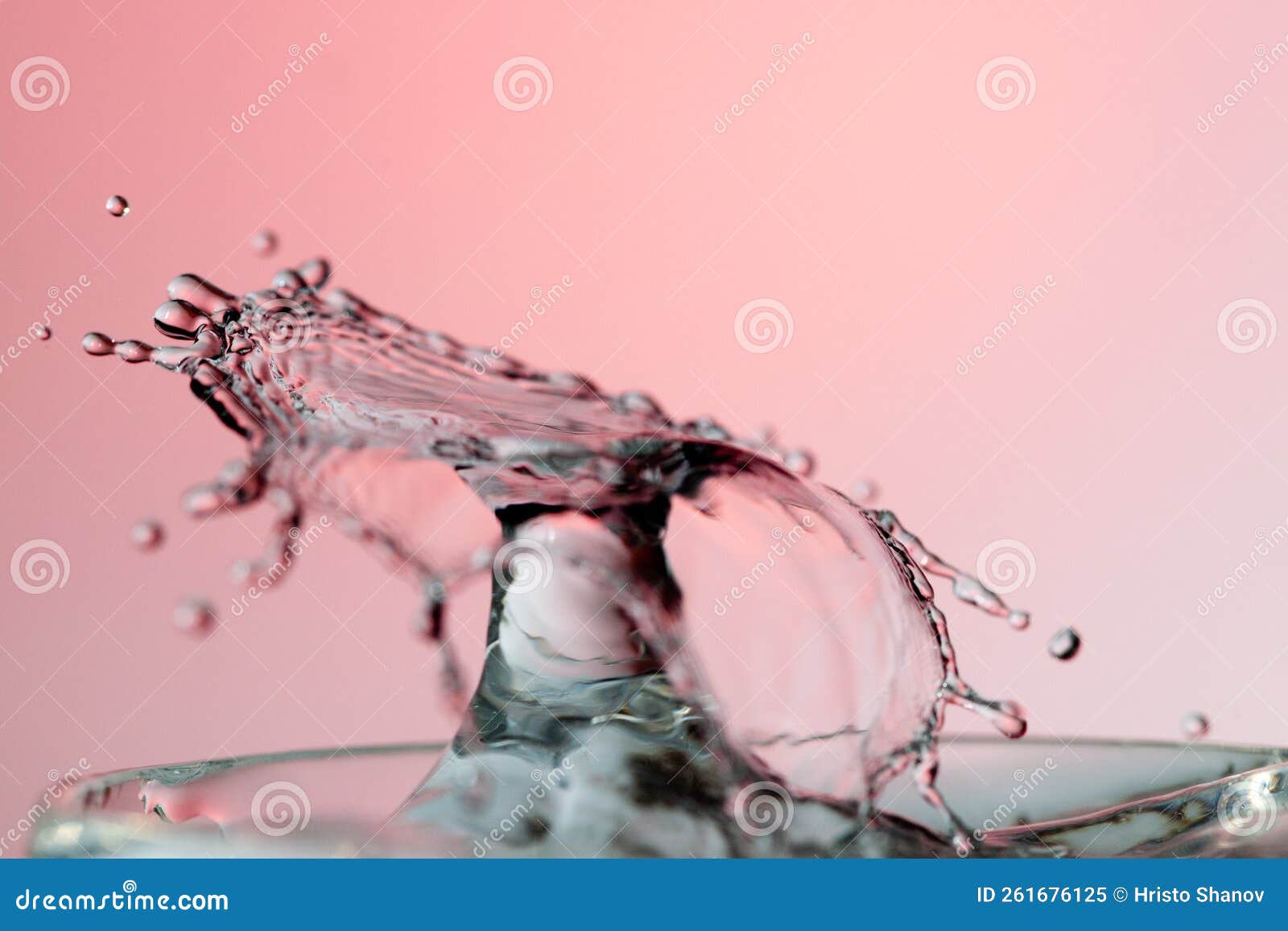 Water Drop Splash with Ripples on Water Surface Stock Image - Image of ...
