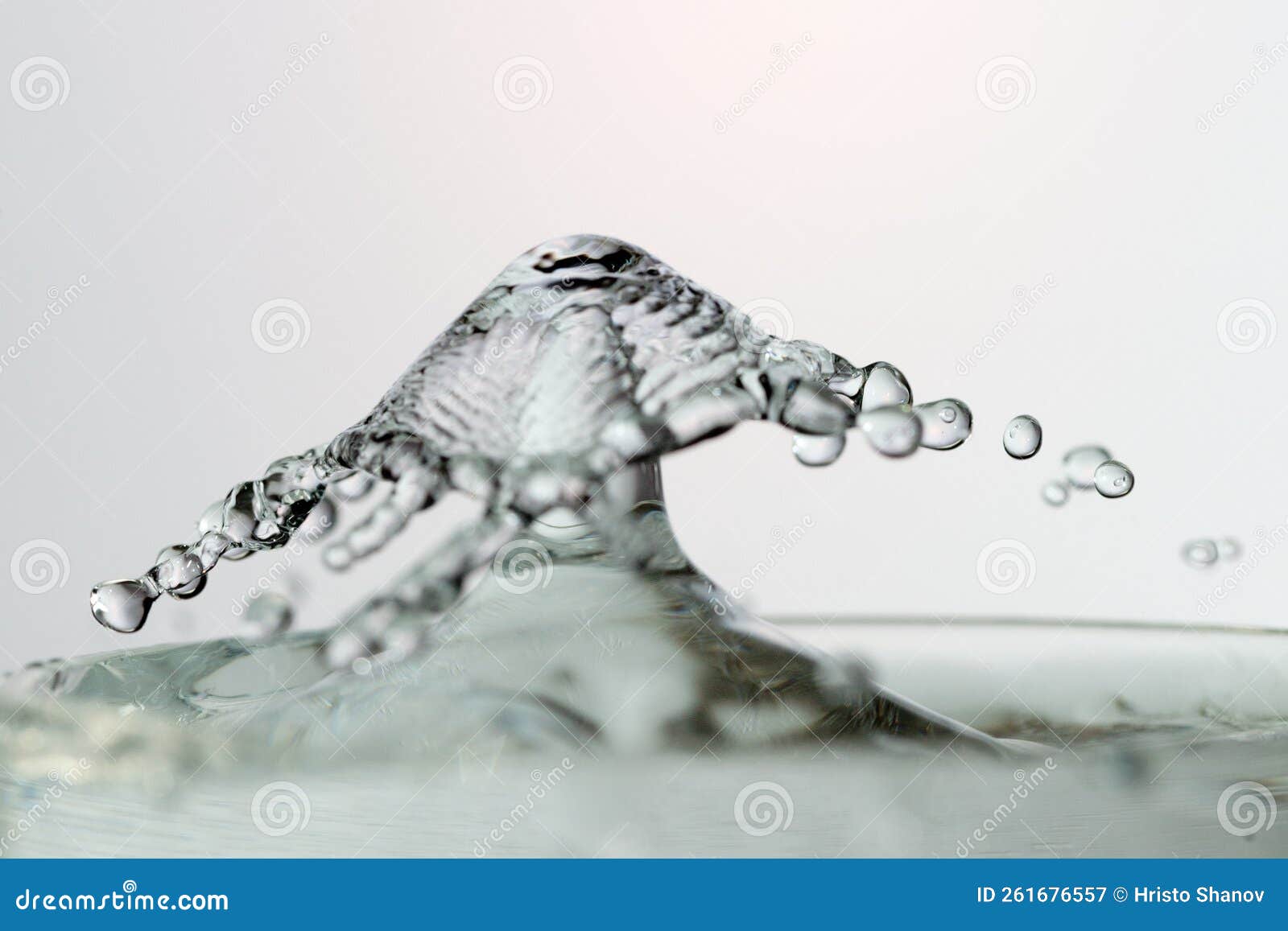 Water Drop Splash with Ripples on Water Surface Stock Image - Image of ...