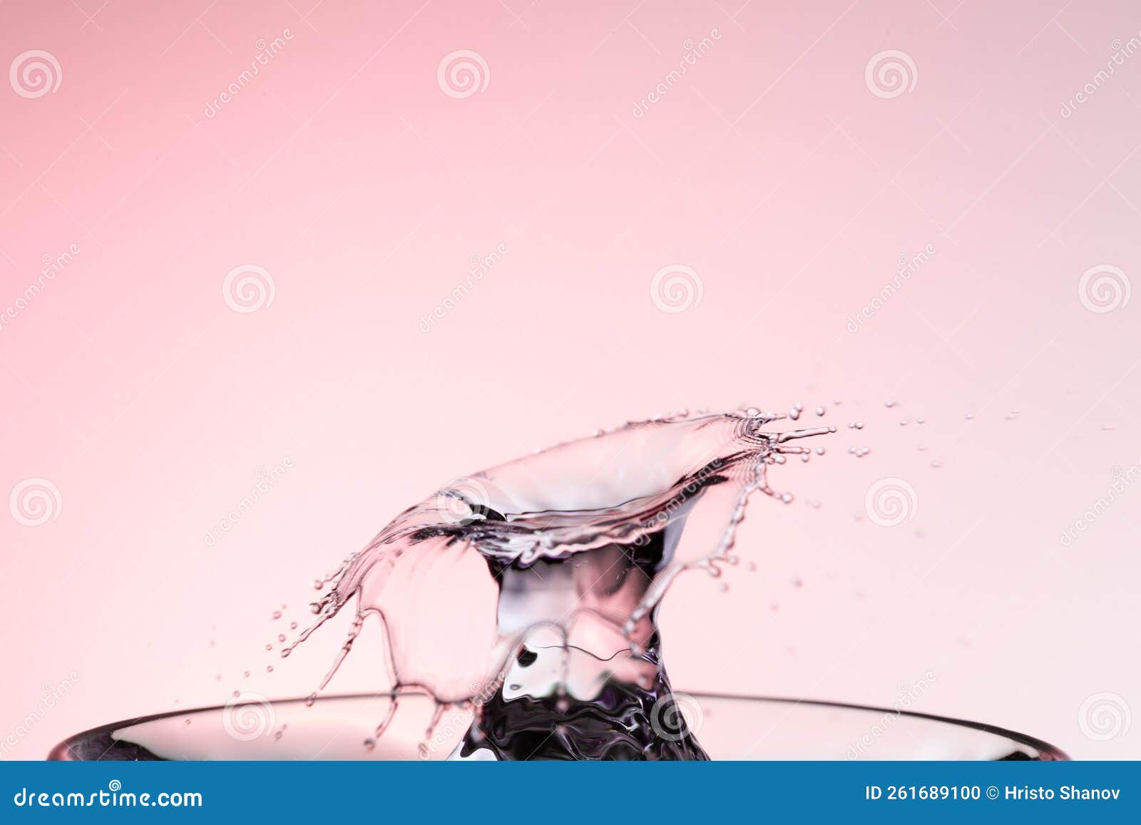 Water Drop Splash with Ripples on Water Surface Stock Photo - Image of ...