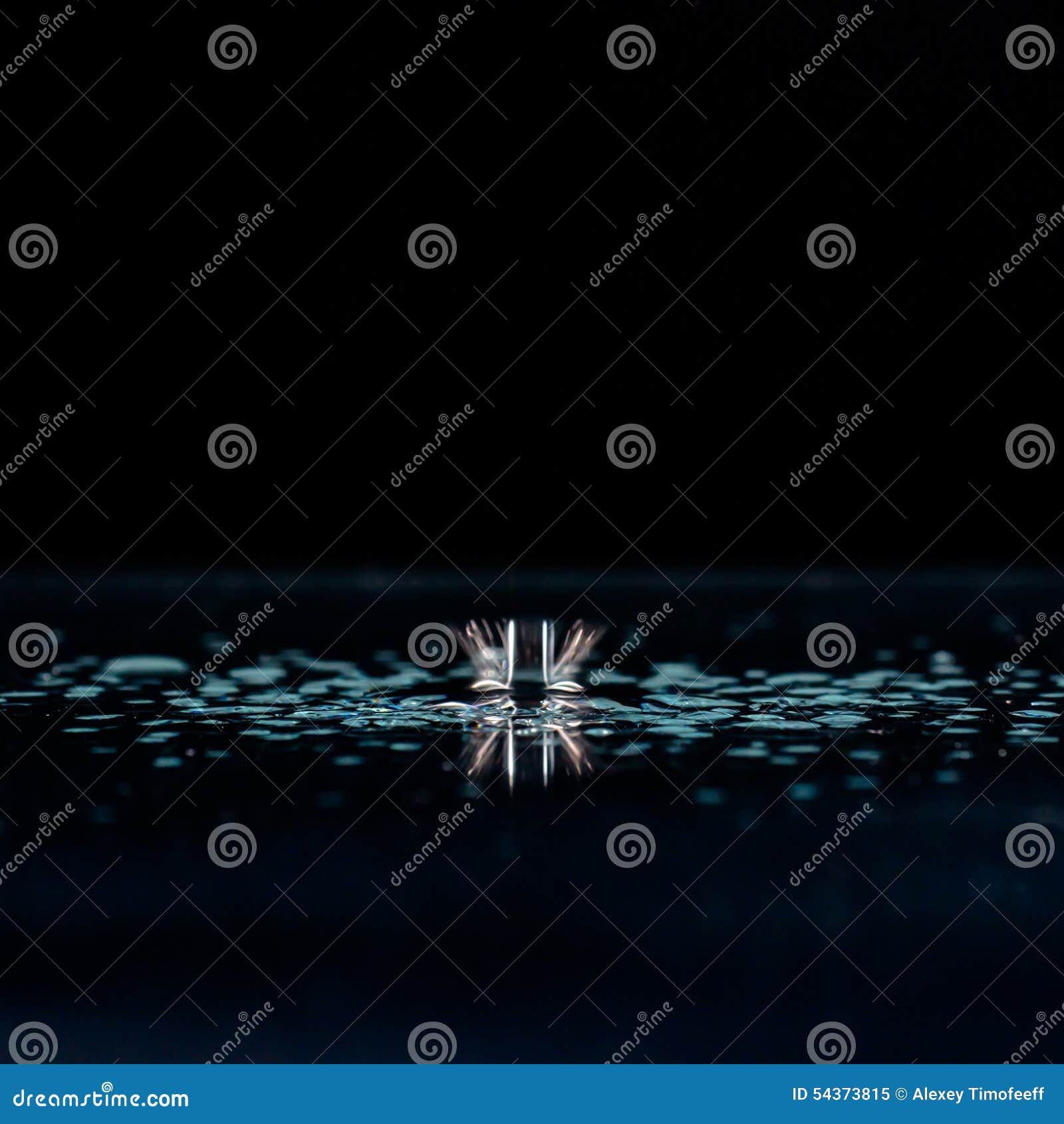 Water drop splashing stock image. Image of puddles, solution - 54373815