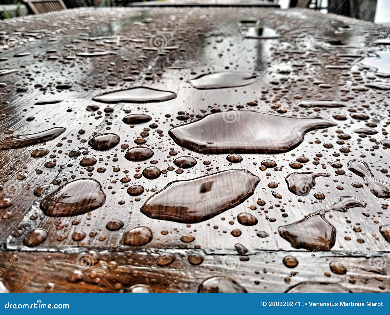 The Water Drop with the Sunset Stock Image - Image of sunset, drop ...