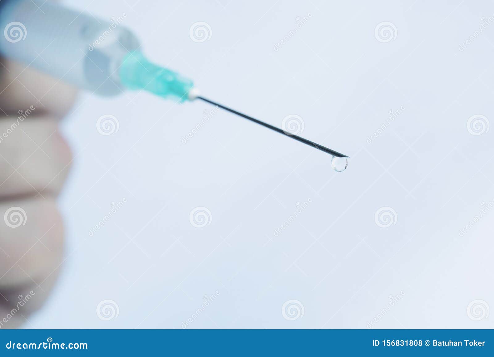Water Drop from Syringe Needle. Stock Photo - Image of equipment, abuse ...
