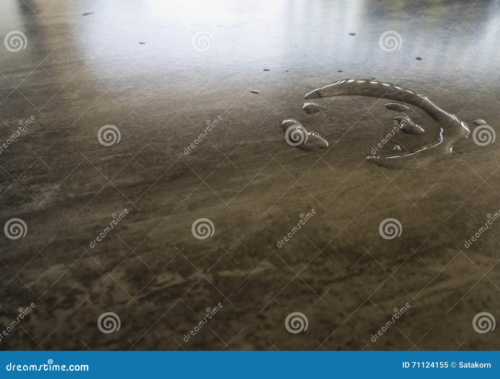 Water drop on Table stock image. Image of abstract, background - 71124155