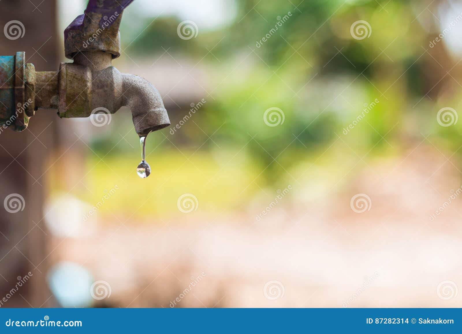 Water drop from tap stock photo. Image of drops, ecology - 87282314