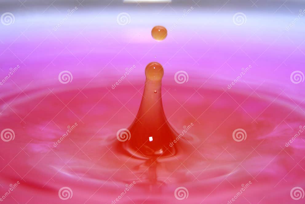 Water drop stock image. Image of pearl, orange, nature - 37922315