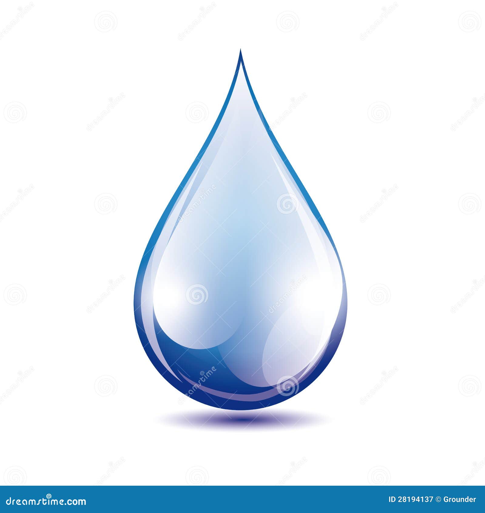 Water drop vector stock vector. Illustration of global - 28194137