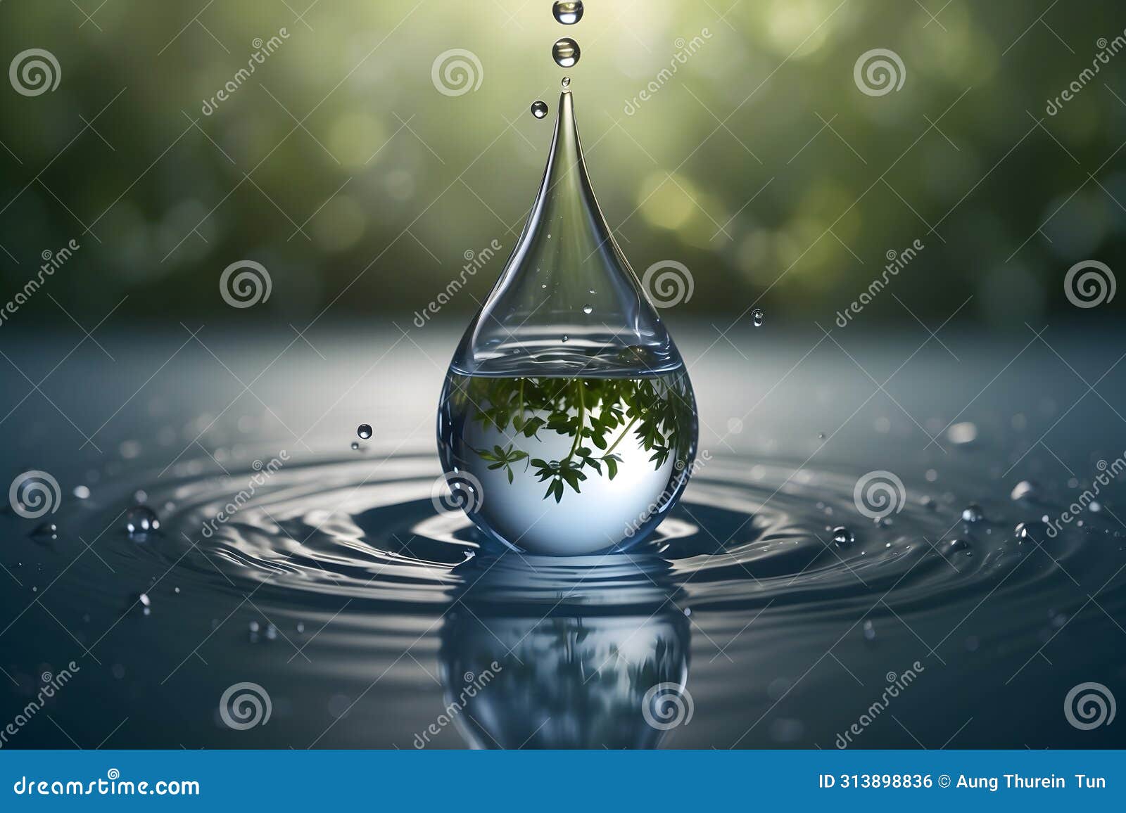 Water drop wallpaper stock illustration. Illustration of water - 313898836