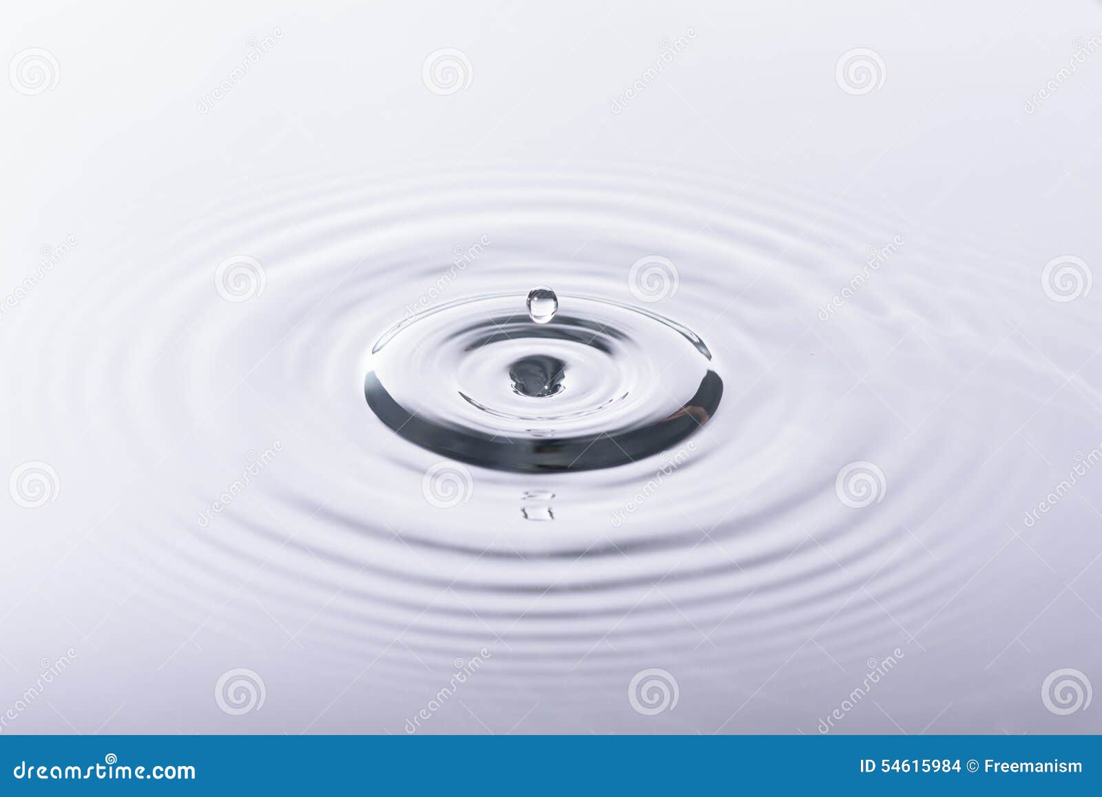 Water Drop and Water Reflection Stock Photo - Image of environment ...