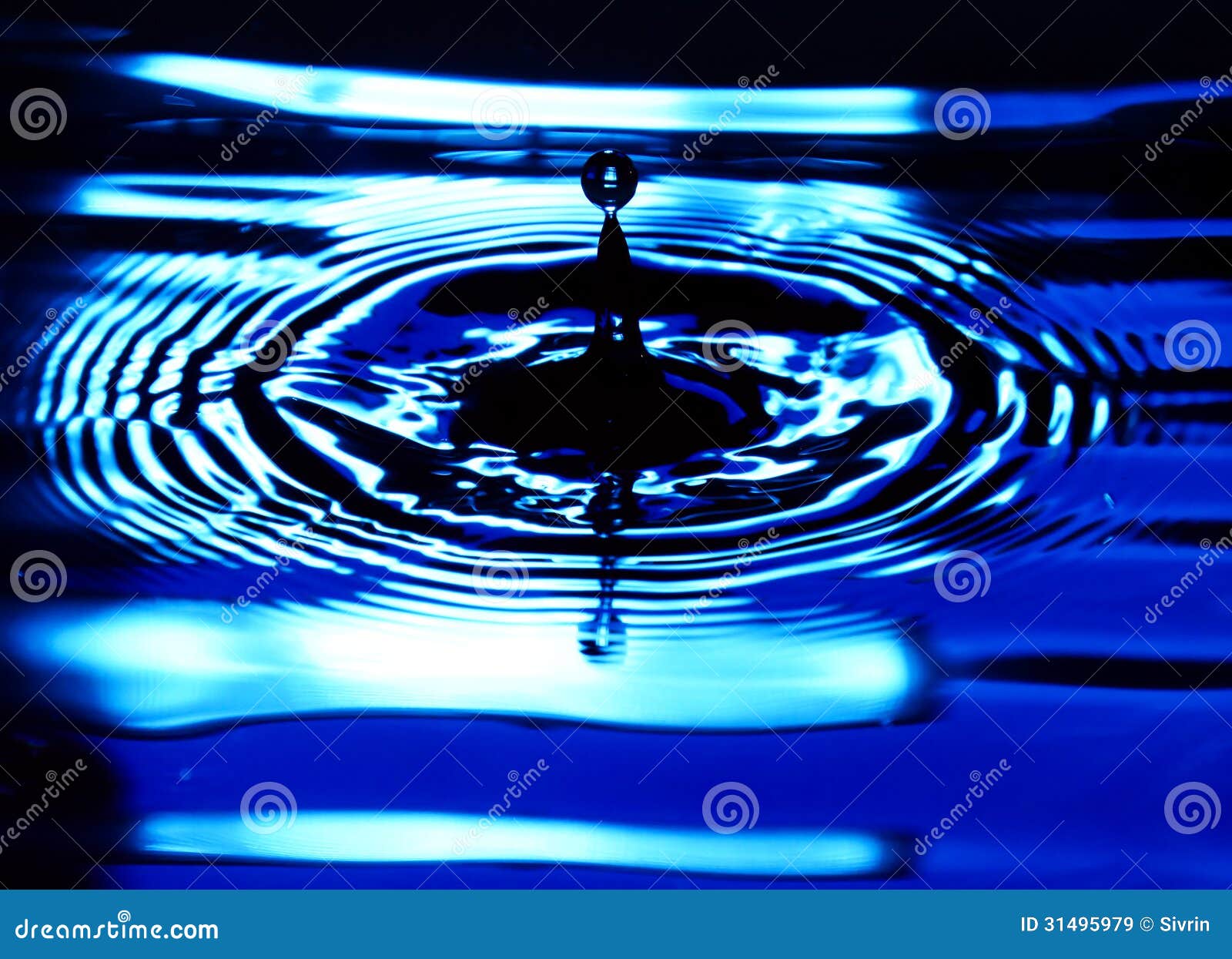 Water Drop and Water Splash. Stock Image - Image of backdrop, wave ...