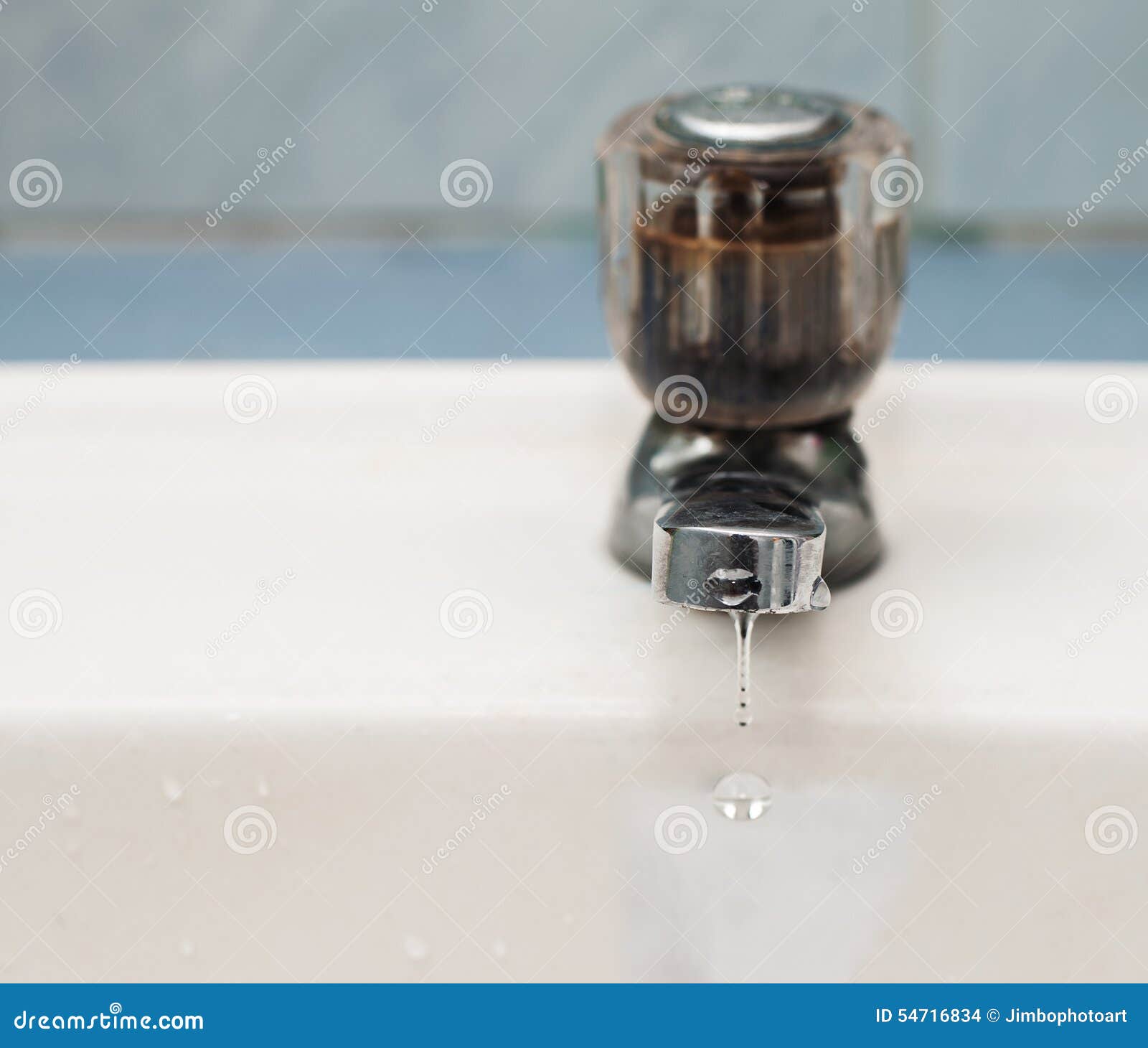 Water Drop from Water Tap stock photo. Image of ecology - 54716834