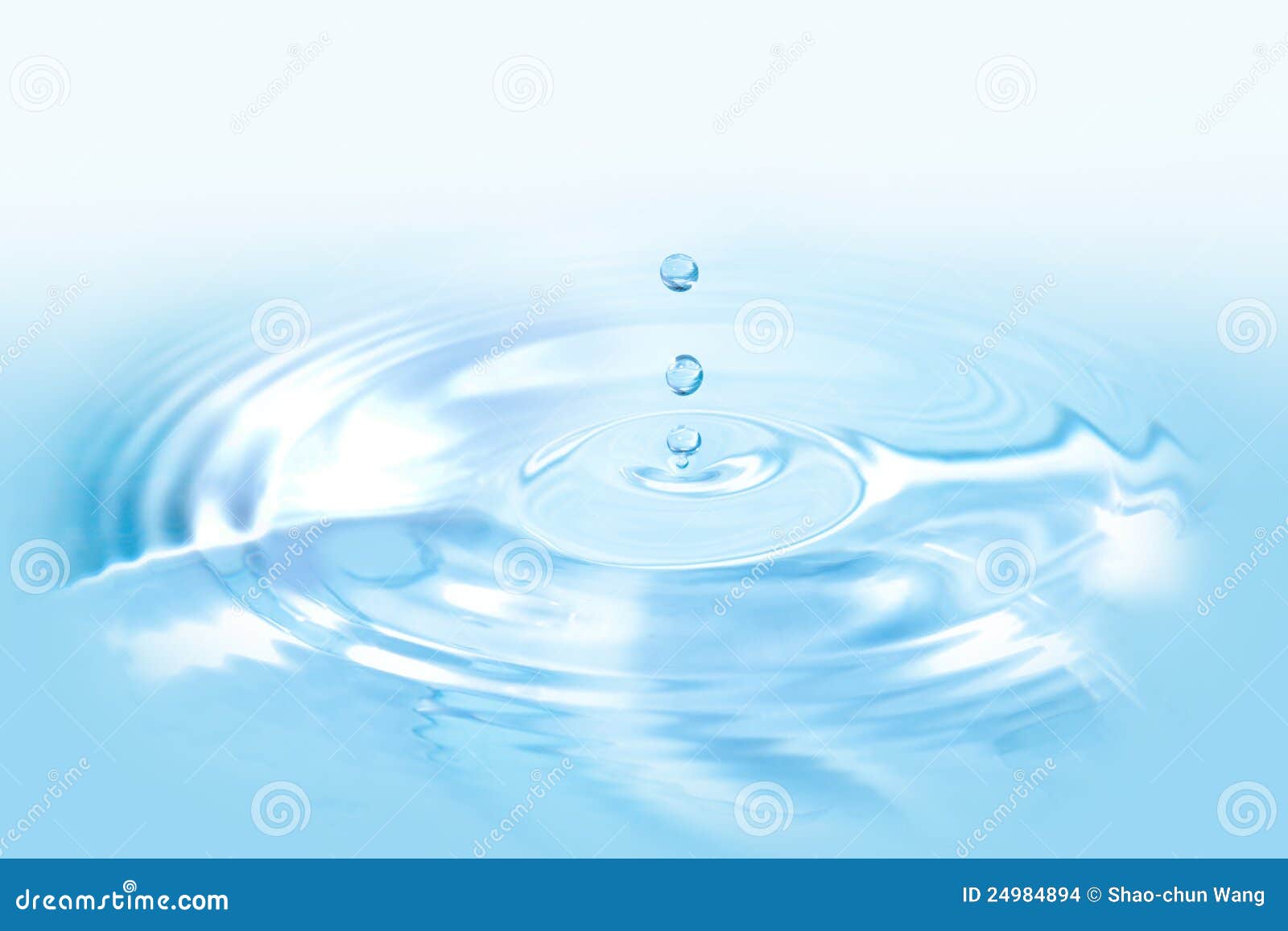 Water drop and wave stock photo. Image of flowing, hygiene - 24984894