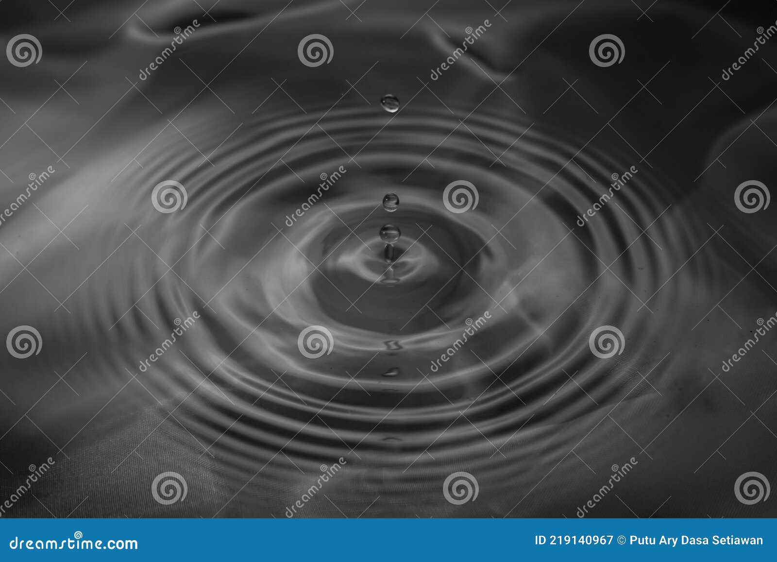 Water drop wave stock image. Image of calm, droplets - 219140967