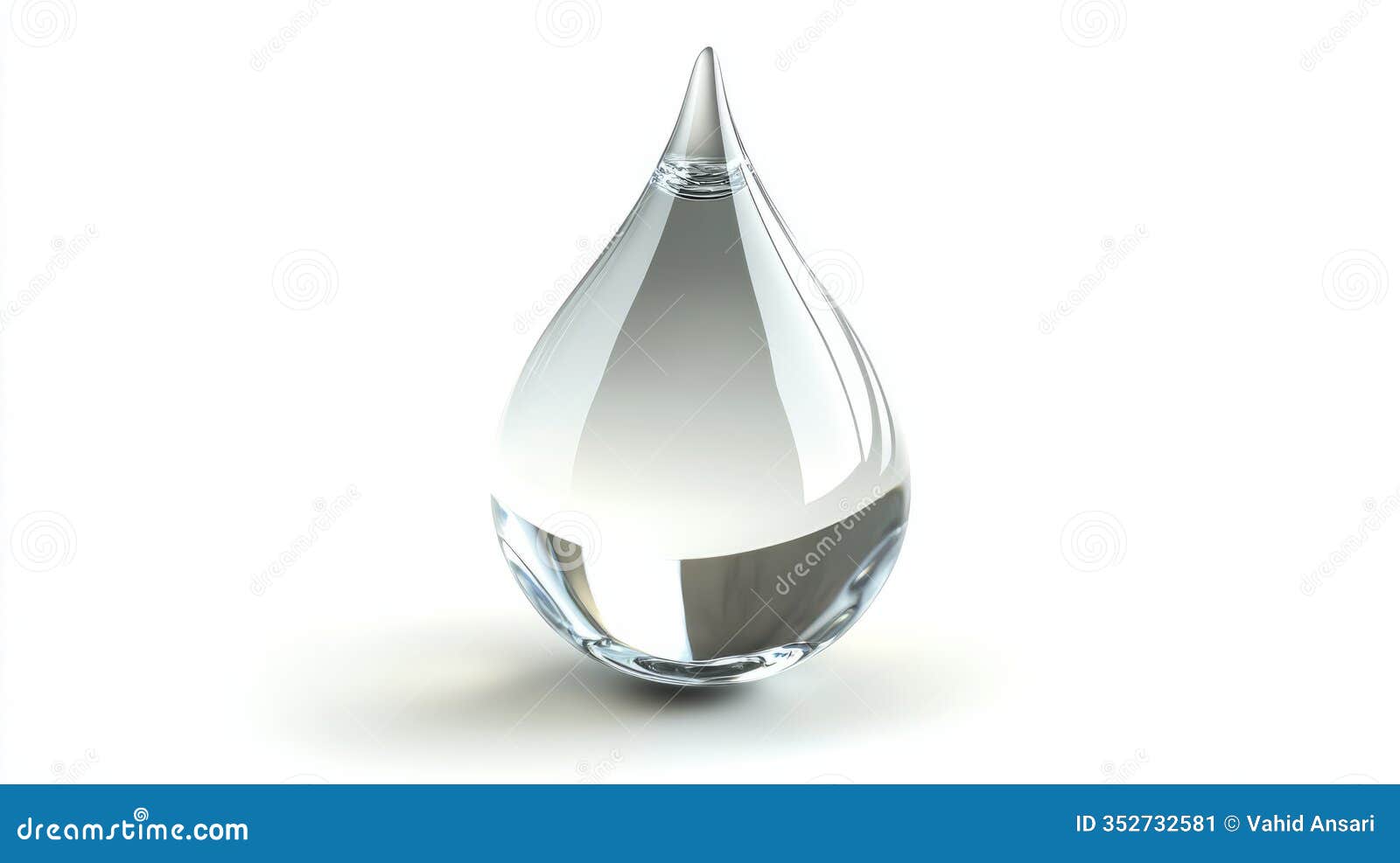 The Water Drop on the White Background Stock Image - Image of porcelain ...