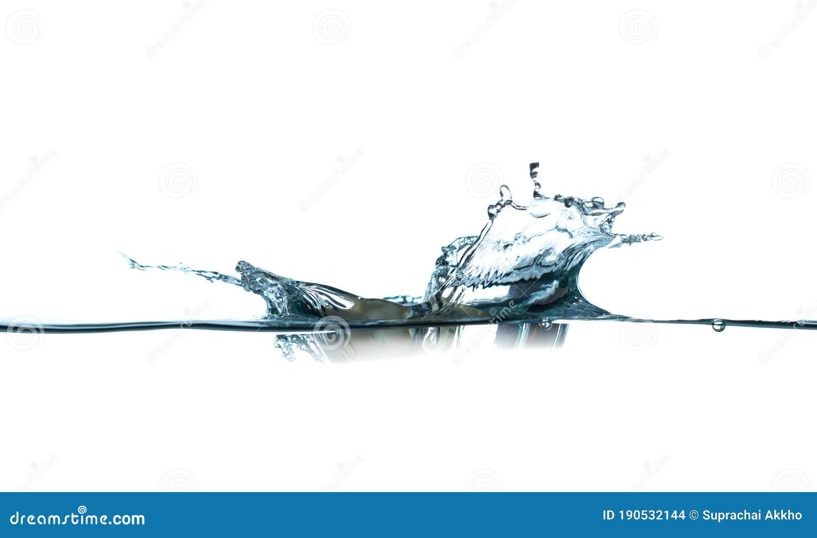 Water Drop on White Background Stock Photo - Image of fresh, flowing ...