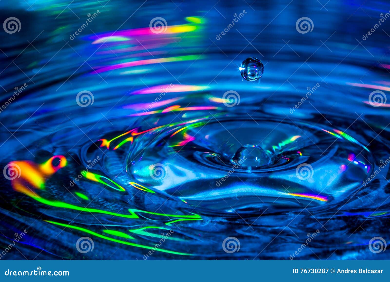 Water drop stock image. Image of black, color, water - 76730287