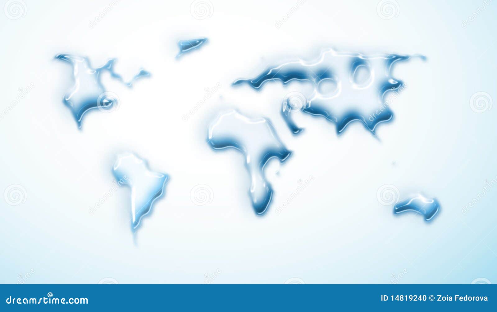 Water-drop world map stock illustration. Illustration of blue - 14819240
