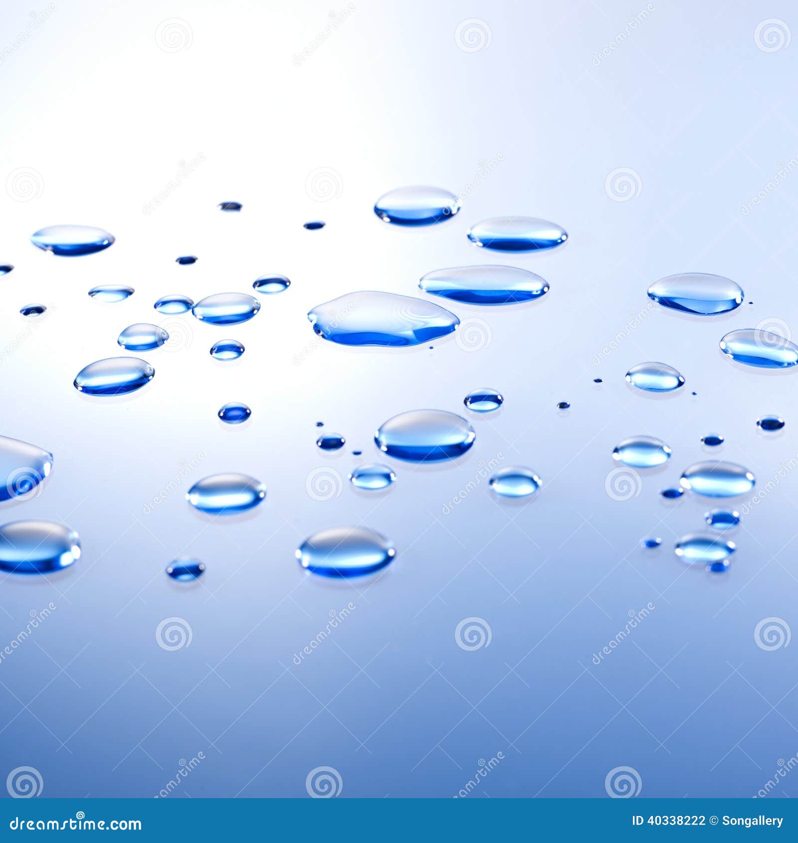 Water Droplet background stock photo. Image of blue, surface - 40338222