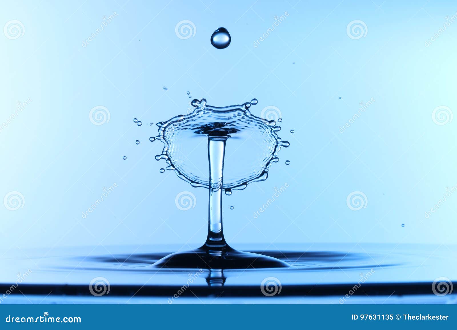 Water Droplet Exploding Effect Stock Image - Image of abstract ...