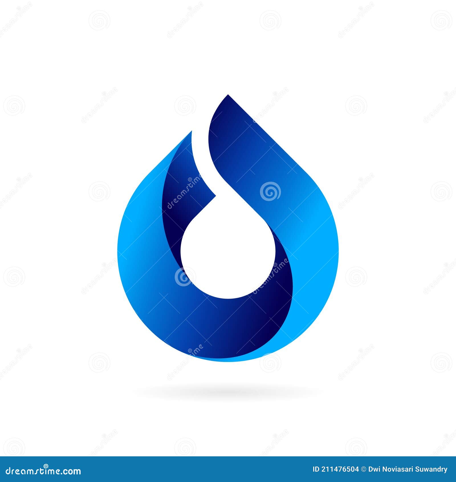 Water Droplet Logo with Bold Concept Stock Vector - Illustration of ...