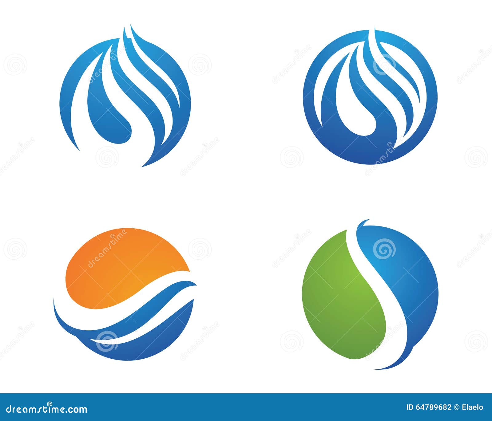 Water Droplet Logo Template Stock Vector - Illustration of droplet ...