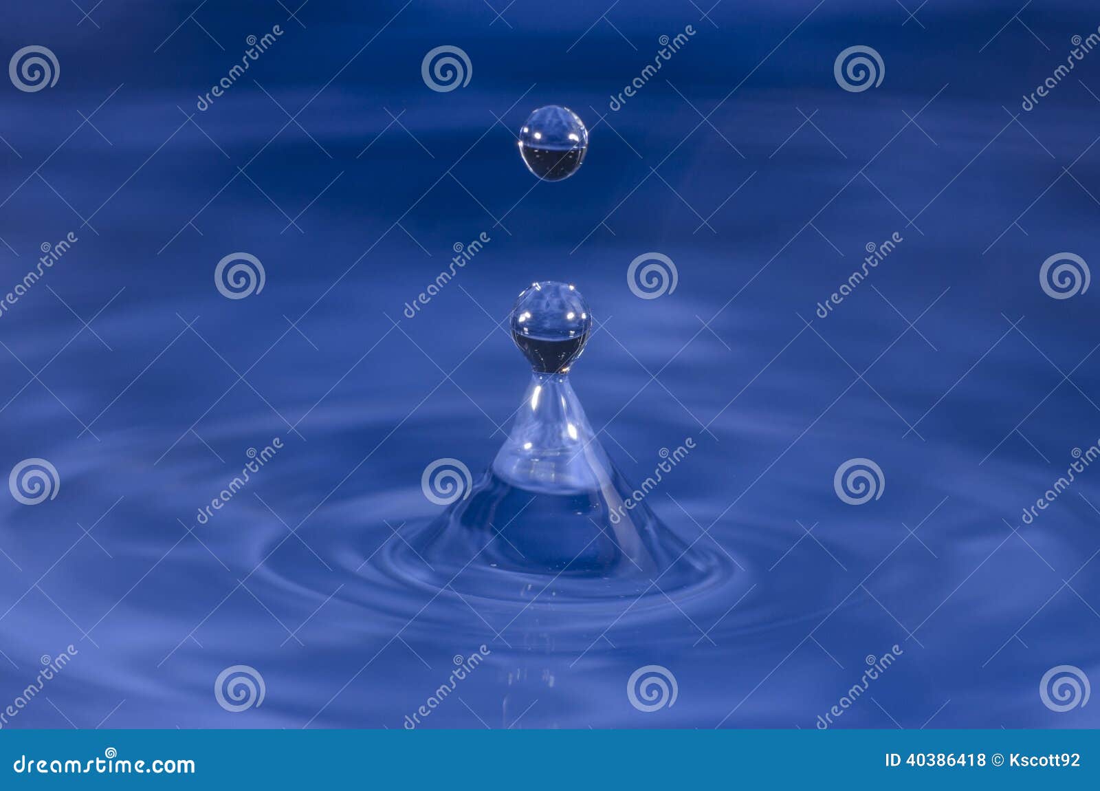 Water droplet splash stock photo. Image of freezeframe - 40386418