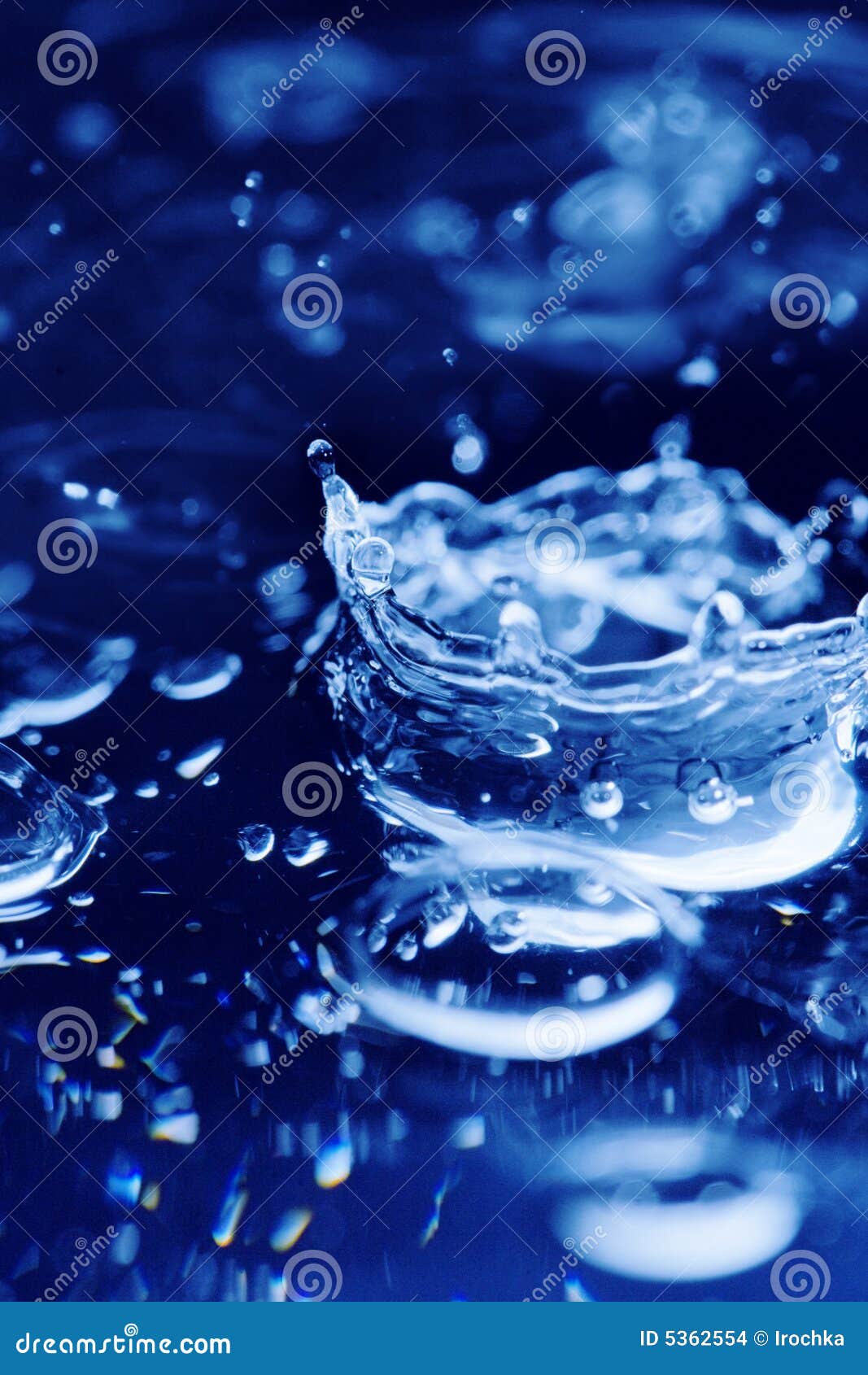 Water droplet splashing stock photo. Image of displace - 5362554