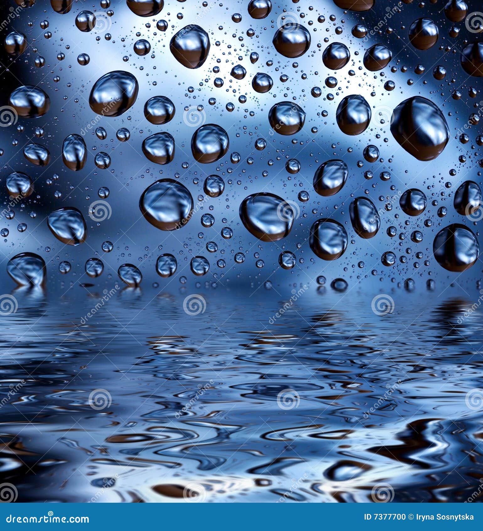 Water droplets stock photo. Image of ocean, bubble, cold - 7377700