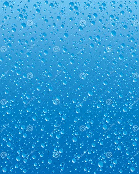 Water droplets stock vector. Illustration of drips, bubble - 8007194