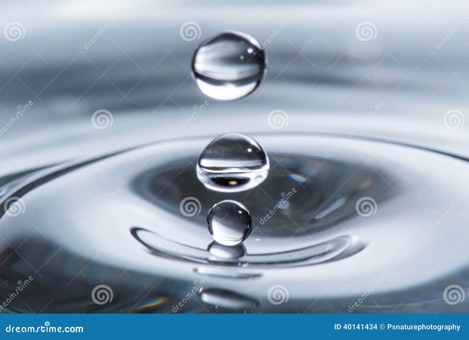 Water Drop Ripple From Above